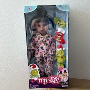 My Life As | Toys | My Life As Poseable Grinch Sleepover 8 Doll Dark ...
